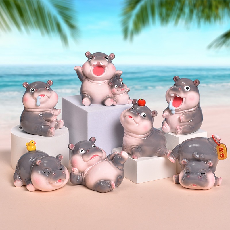 Jual Blind Box MooDeng Figure / Kudanill Figure / Hippo Figure lucu ...