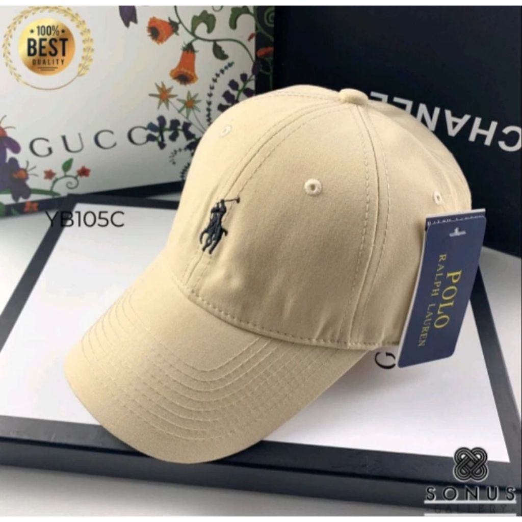 Jual Topi Polo Basic /Topi Polo Cap Bordir Topi Pria Wanita/ Topi ...