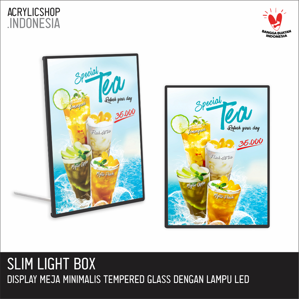 Jual Super Thin Light Box | Minimalis Slim LED Box Menu Poster LED ...