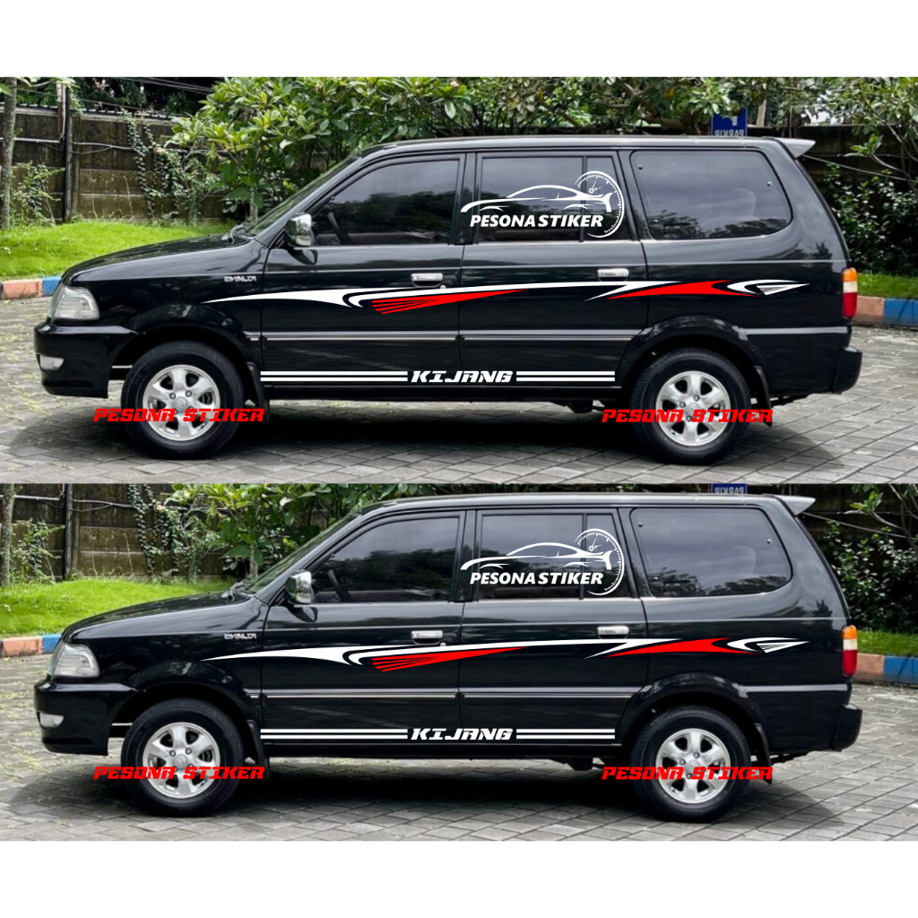 Jual Stiker Mobil Kijang Super Stiker Body Kijang Super Stiker Kijang ...