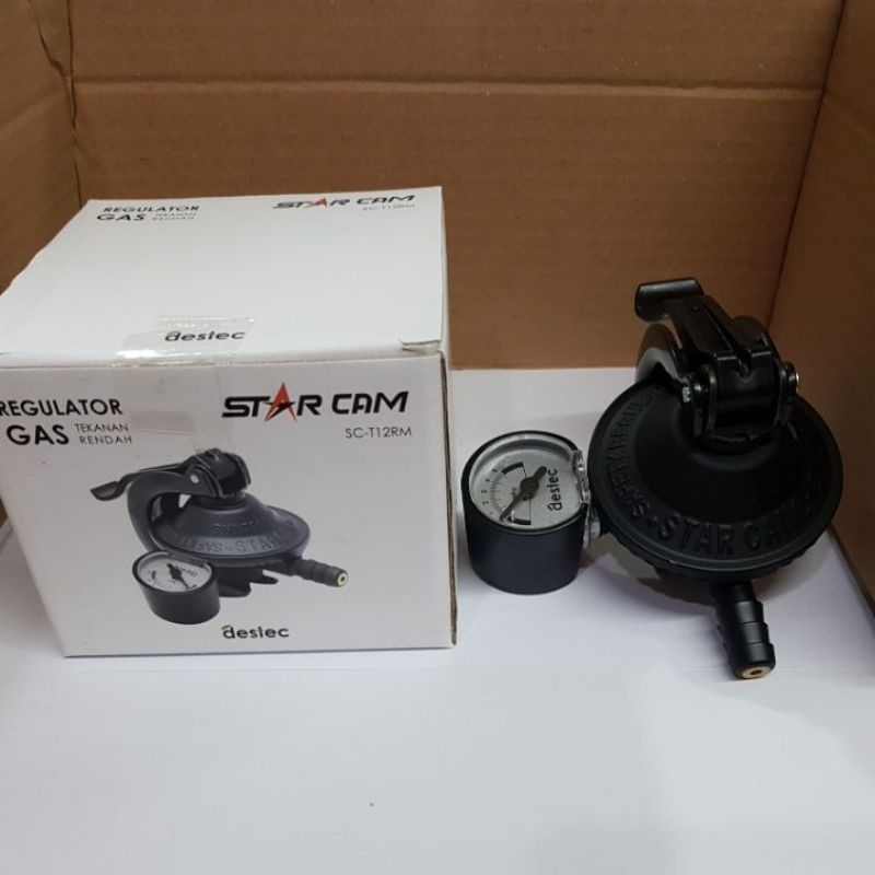 Jual Regulator Kompor gas Star cam METER T-12 RM / Regulator STARCAM ...