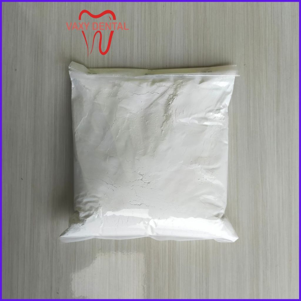 Jual Gips Putih / Gypsum Berat 1 Kg bahan cor model gigi palsu dan ...