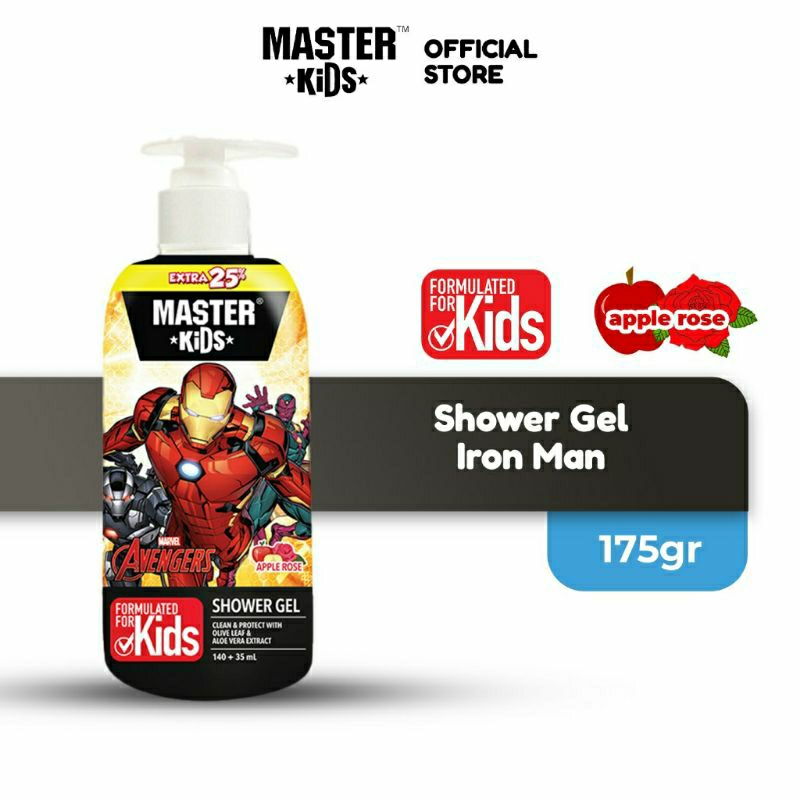Jual Master Kids - Shower Gel Ironman - Sabun Mandi | Shopee Indonesia