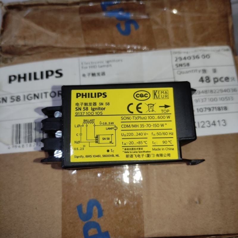 Jual Philips Ignitor SN 58 SON CDM MH 35-70-150-250-400-600W | Shopee Indonesia