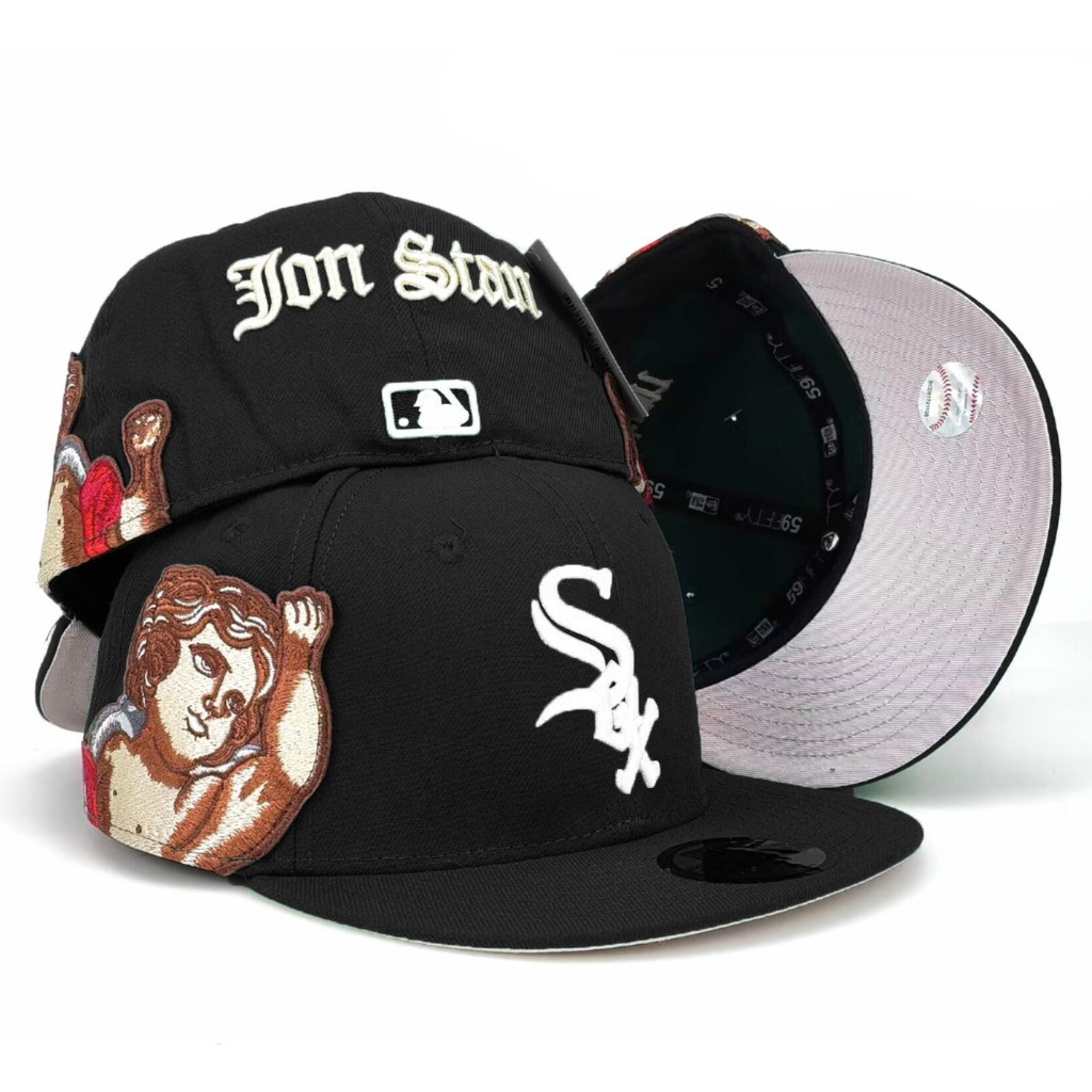 Jual Topi Snapback Fitted Chicago White Sox Jon Stan Black Kids Bordir ...