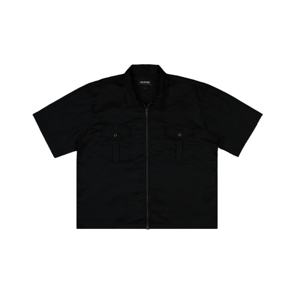 Jual Vampire Kingdom Workshirt Boxy Fit Streetwear Black On Black ...