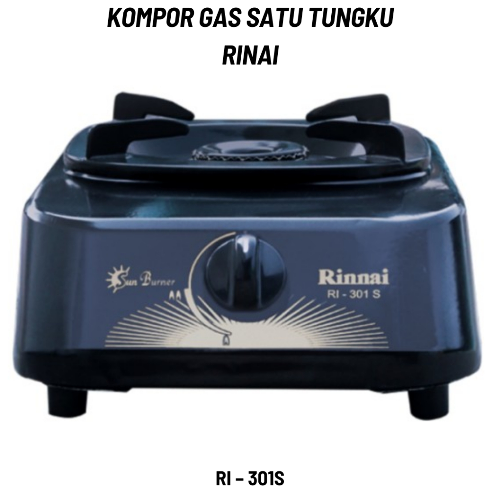 Jual RINNAI Kompor Gas Satu Tungku 1 RI 301 - S | Shopee Indonesia