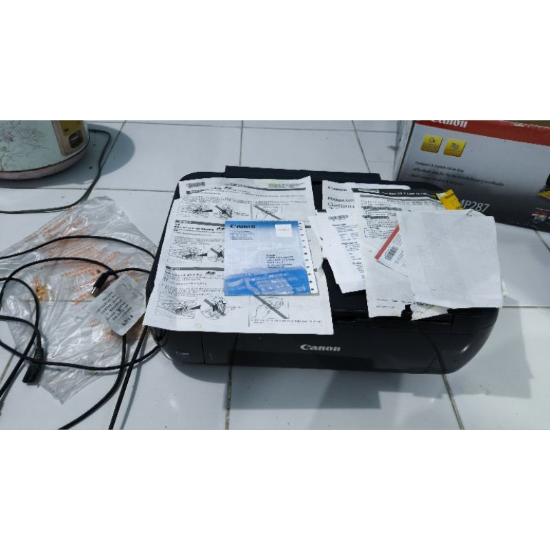 Jual Printer Canon Pixma MP287 Print Copy Scan Kondisi Mati | Shopee Indonesia