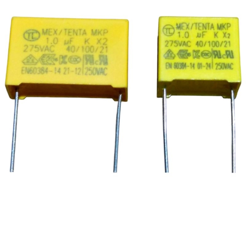 Jual CAPACITOR MKP 1UF 275V / KAPASITOR 105 275 VOLT / 1UF 275Volt / 105K 275 V | Shopee Indonesia