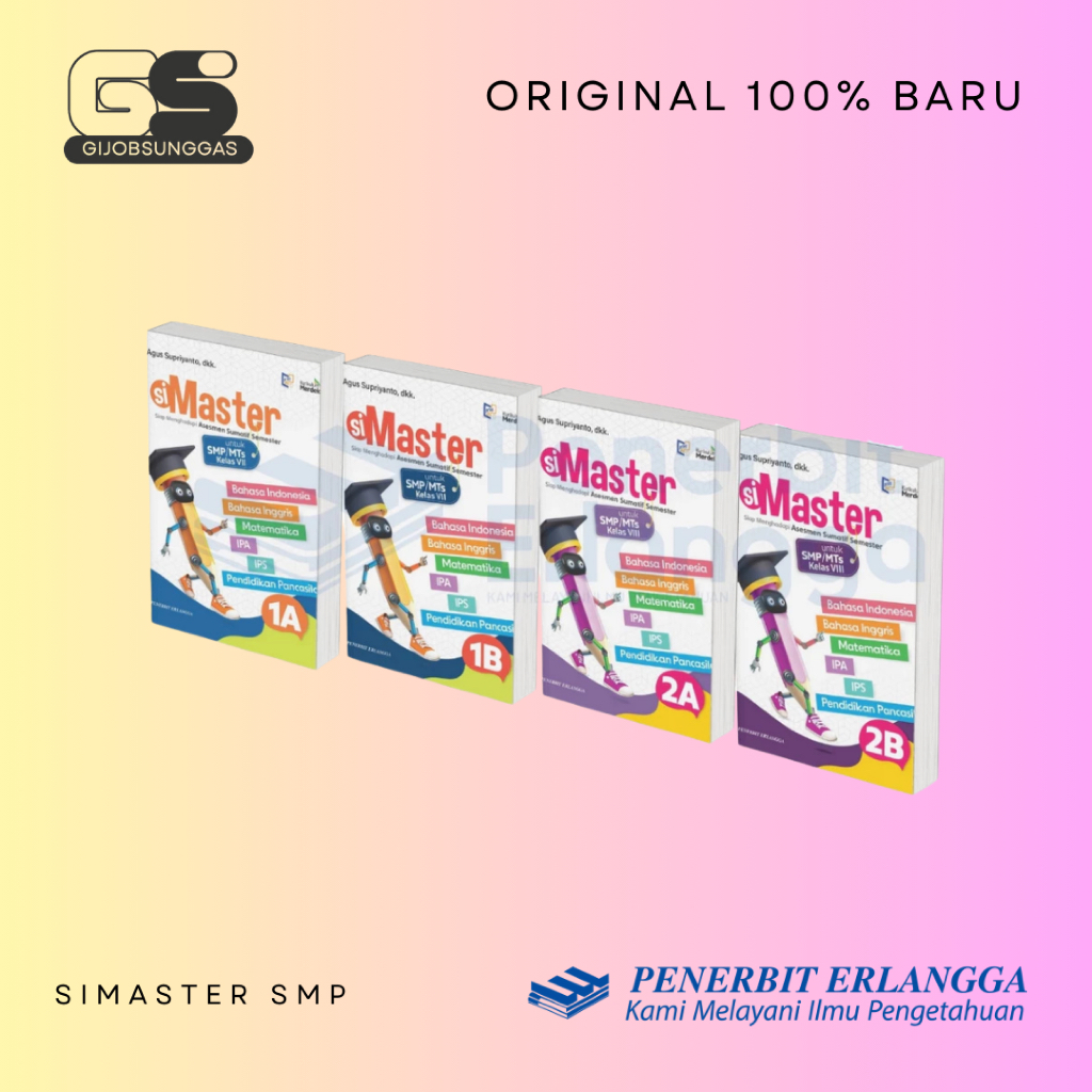 Jual SIMASTER SMP/MTS KELAS 7 1A 1B KELAS 8 2A 2B KURIKULUM MERDEKA ...