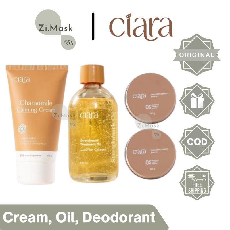 Jual CIARA Stretchmarks Treatment Oil With Fish Collagen | Chamomile ...