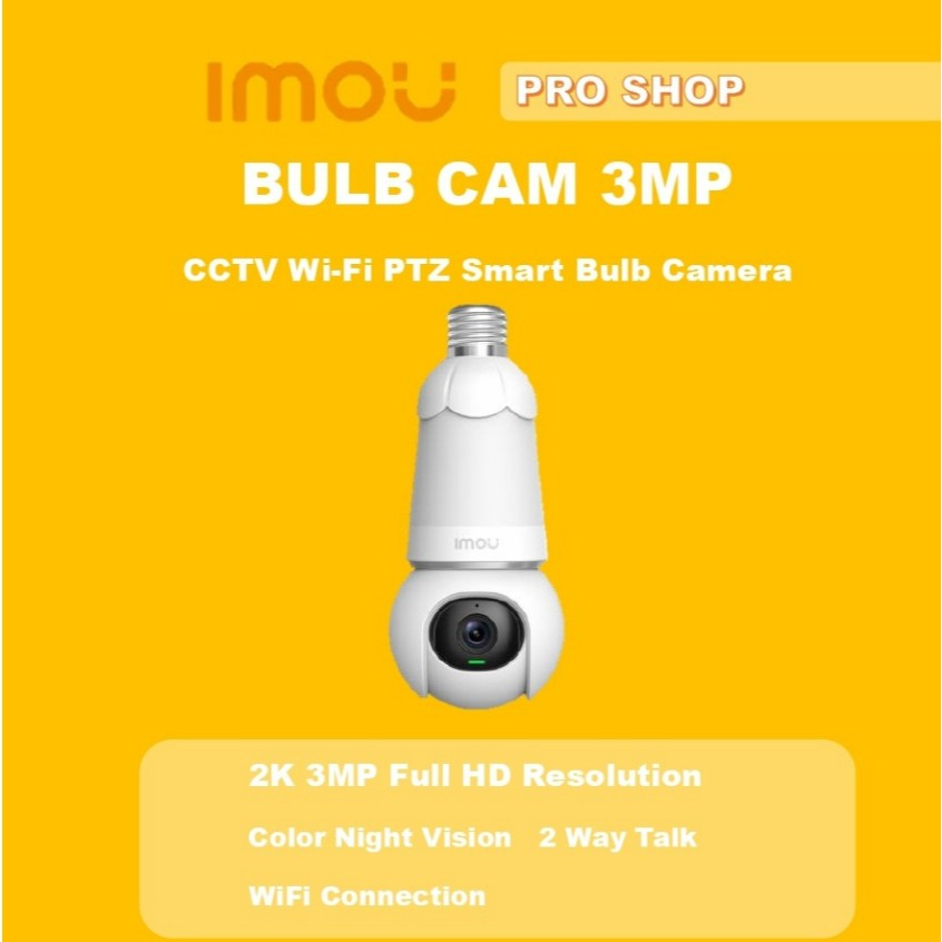 Jual CCTV Model Bola Lampu IMOU 360 Bohlam Wifi Bulb Cam Panorama ...