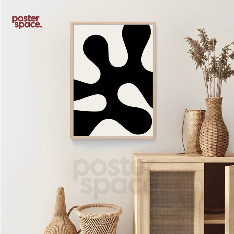 Jual Poster Kanvas Splash Hitam | Posterspace. | Shopee Indonesia