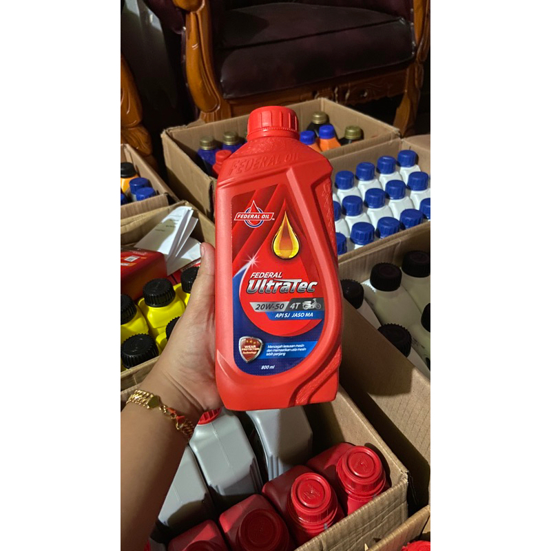 Jual Oli Federal Ultratec 4Tak 800ml Ori | Shopee Indonesia