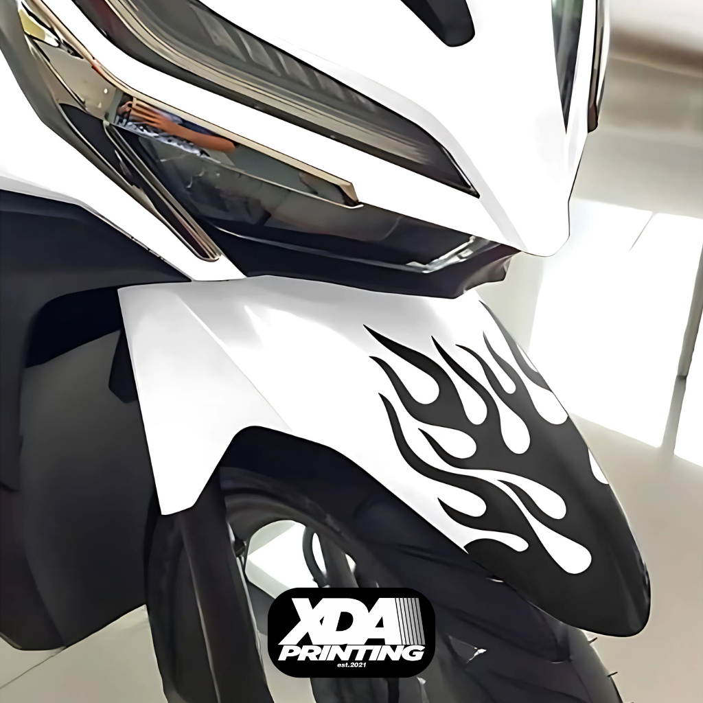 Jual STIKER STICKER CUTTING VIRAL KEREN API FLAME TRIBAL UNTUK SPAKBOR ...