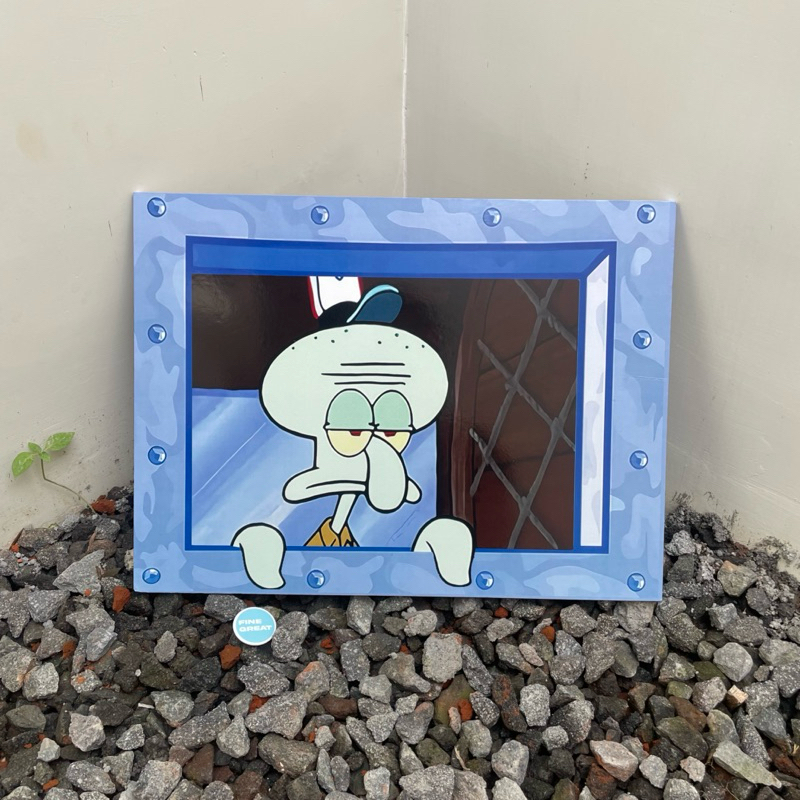 Jual Pajangan dinding stiker jendela squidward spongebob 30x40 cm ...