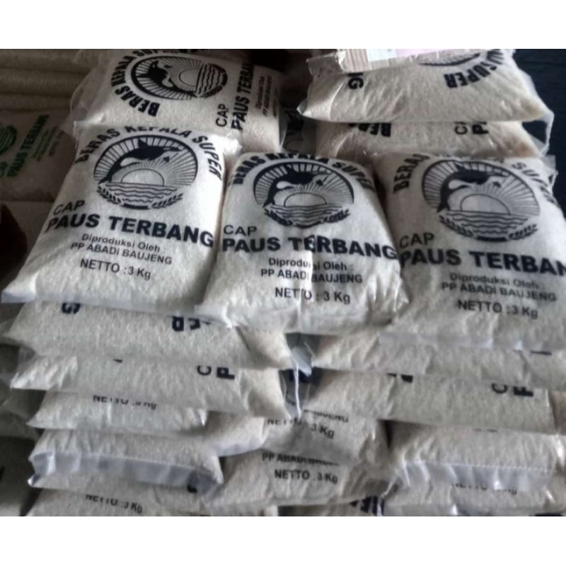 Jual Beras PAUS TERBANG 3 kg | Shopee Indonesia