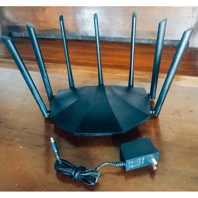 Jual Tenda AC23 2.4Ghz + 5Ghz AC2100 nirkabel 7 antena Tenda Router ...