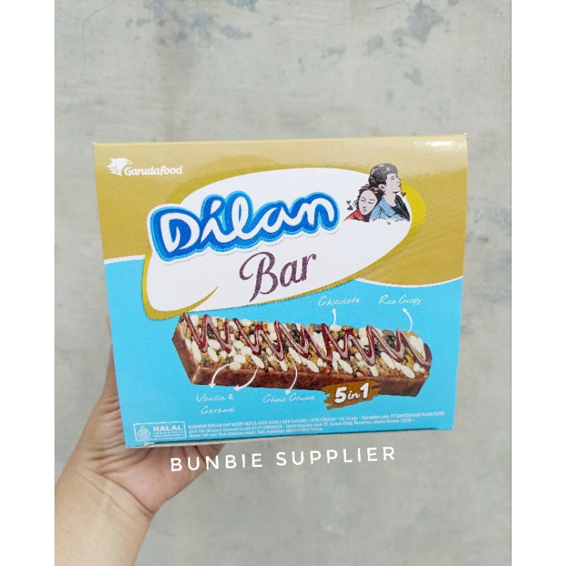 Jual DILAN BAR 5 in 1 Rice Crispy Chocolate Vanila Caramel Isi 12pcs ...