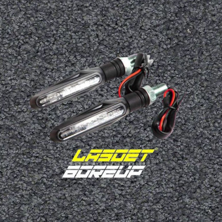 Jual Lampu Sein Lampu sen belakang motor LED Turn Signal Yellow Light ...