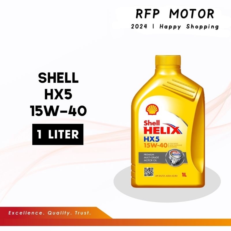 Jual Oli SHELL HELIX HX5 1L | Shopee Indonesia