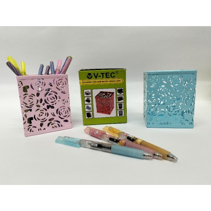 Jual V-TEC Vtec Desk Pen Kotak VT-1507 Color/ Warna / Tempat Pensil ...