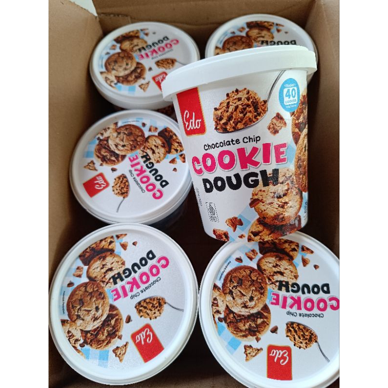 Jual EDO CHOCOLATE CHIP COOKIE DOUGH / ADONAN COOKIES | Shopee Indonesia