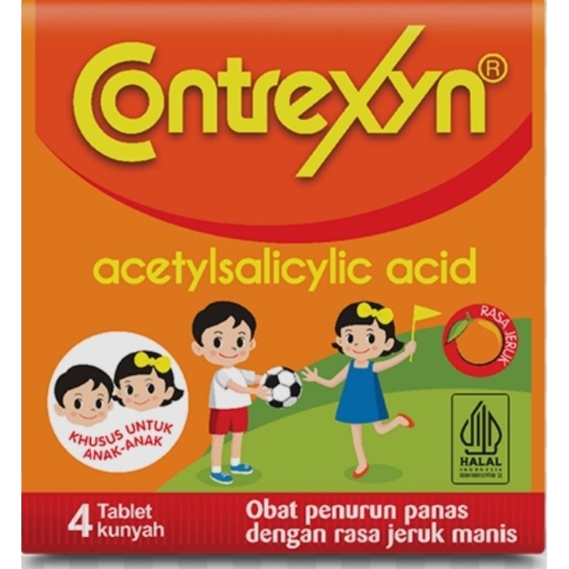 Jual Contrexyn obat penurun panas untuk anak [isi 4 tablet] | Shopee ...