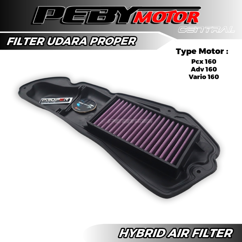 Jual Filter Udara Vario 160 Pcx 160 Adv 160 PROPER RACING | Shopee ...