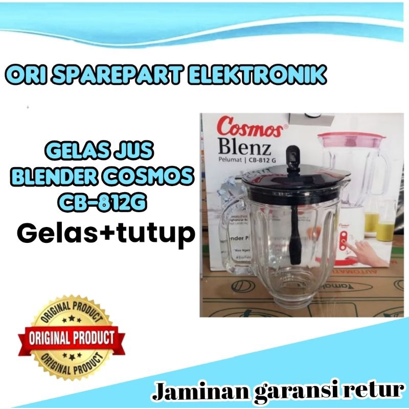 Jual Cosmos gelas jus kaca blender CB-812 G CB 812 G | Shopee Indonesia