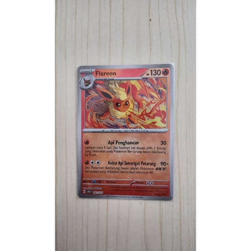 Jual Flareon Masterball Festival Terastal EX | Pokemon TCG indonesia ...