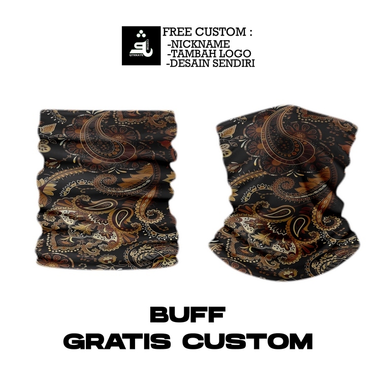 Jual BUFF CUSTOM MASKER BATIK TUA SUBLIME 3D TERBARU 2025 | Shopee ...
