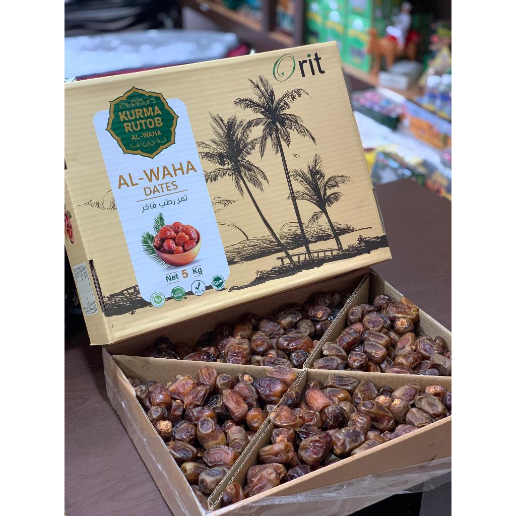 Jual Kurma Ruthob Al Waha Dates - 5 Kg | Shopee Indonesia