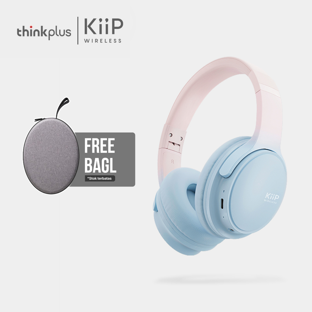 Jual Thinkplus x KiiP Wireless TH60 Headphone Bluetooth Wireless Headset Earphone | Shopee Indonesia