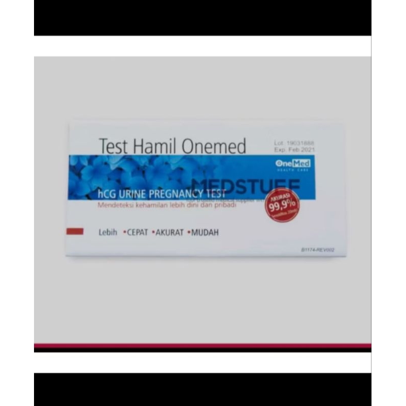 Jual test pack, alat tes kehamilan onemed, test pack hamil | Shopee ...