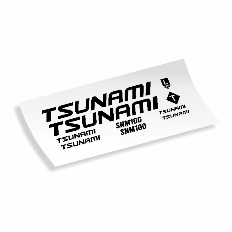 Jual Sticker / Decal Fixed Gear Tsunami SNM100 | Shopee Indonesia