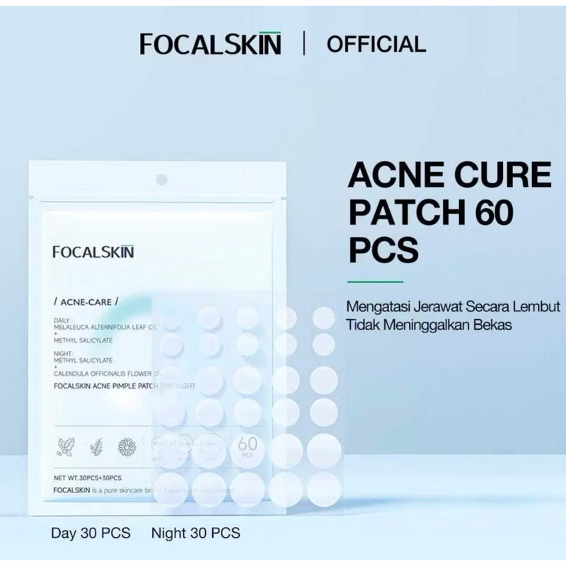 Jual FOCALSKIN ACNE CURE PATCH PIMPLE SPOT PATCH STIKER JERAWAT ISI ...
