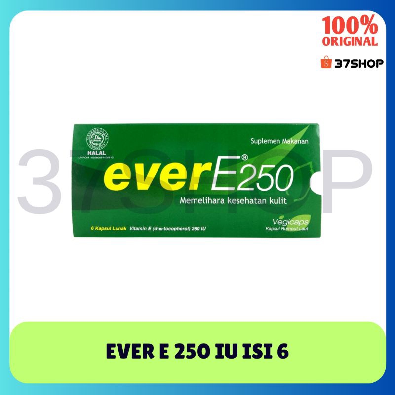 Jual Ever E 250 IU - Vitamin E Kesehatan Kulit | Shopee Indonesia