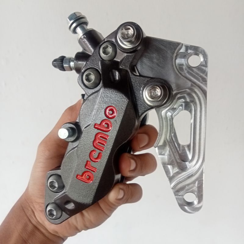 Jual Breket Cnc+kaliper Brembo 4p Axial pnp Jupiter MX new/old Jupiter Z1 Vega R new piringan ...