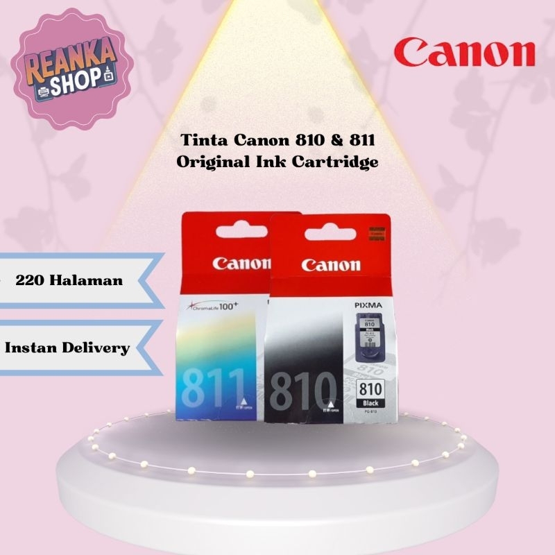 Jual Tinta Cartridge Canon 810 PG810 Black dan Tinta Canon Catridge 811 ...