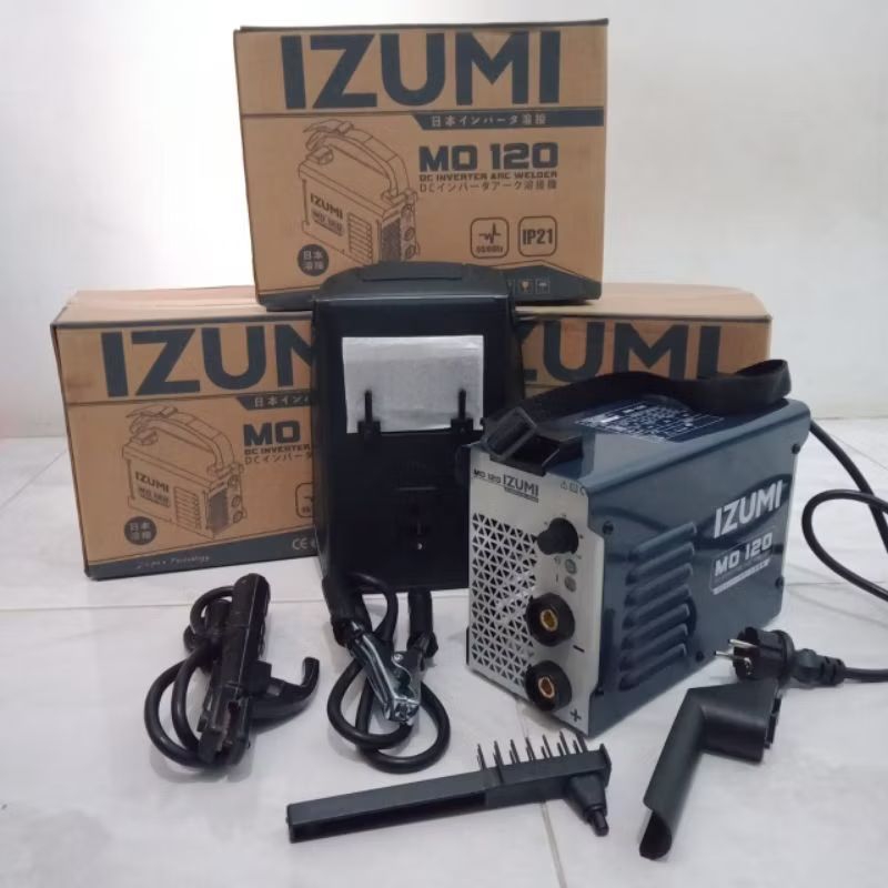 Jual MESIN LAS 450 WAT IZUMI MO 120 / TRAVO LAS INVERTER 900 WAT IZUMI MO 120 | Shopee Indonesia
