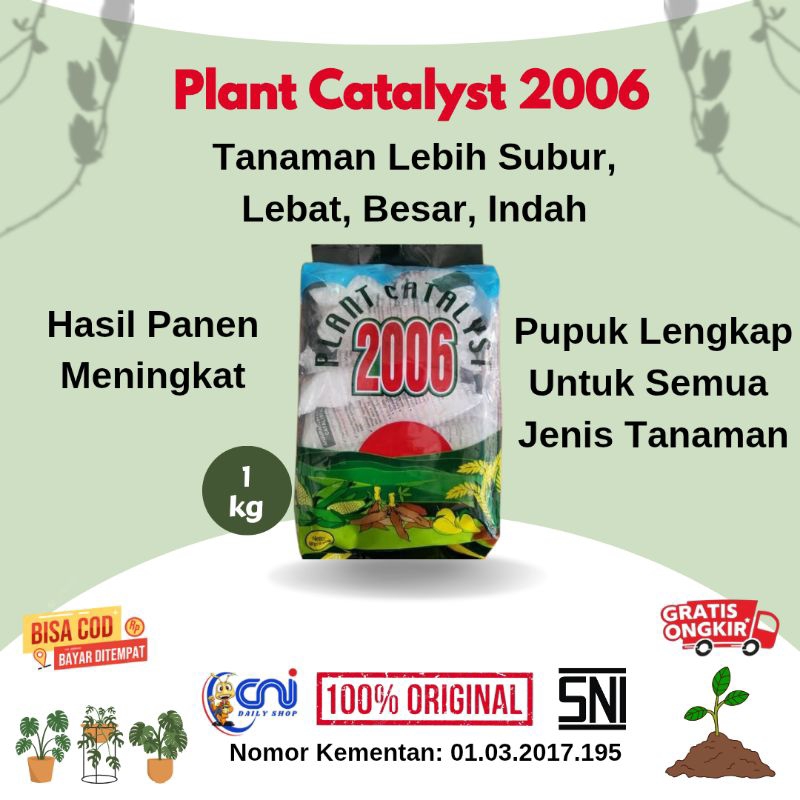 Jual Plant Catalyst 2006 1Kg 10 Sachet@100gr Pupuk Lengkap Untuk Semua ...
