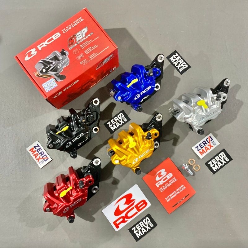 Jual Kaliper RCB Racing Boy S27 S-27 Series 2 Piston Depan NMAX OLD 2015-2019 All New NMAX 2020 ...