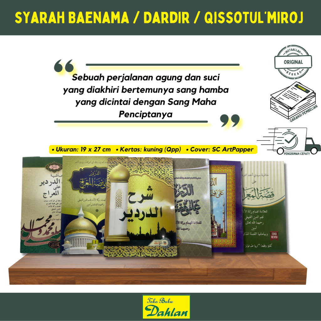 Jual SYARAH KITAB KUNING BAENAMA / DARDIR / QISSOTUL MIROJ / ISRO MIROJ ...