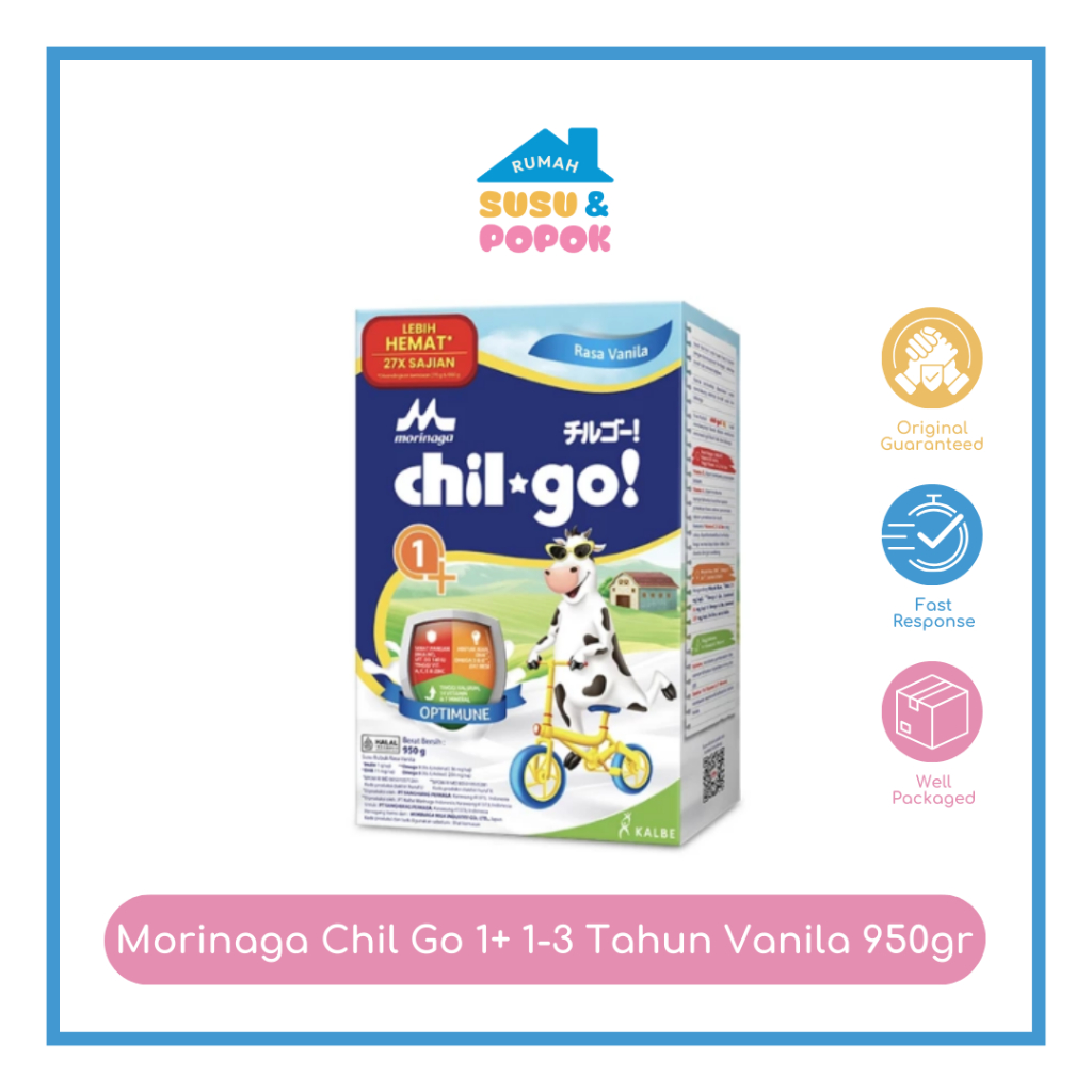 Jual Morinaga Chil Go 1+ 1-3 Tahun Vanila 950gr | Shopee Indonesia