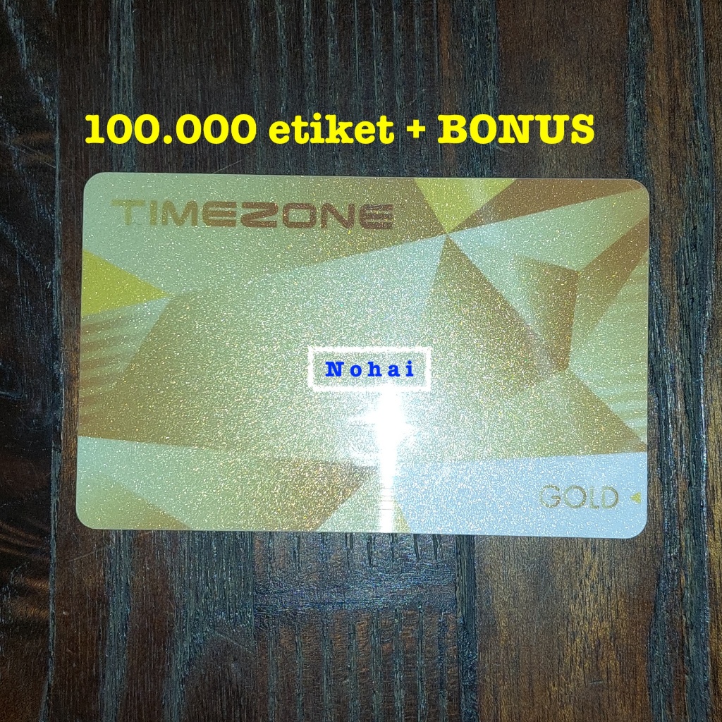 Jual Kartu Timezone Gold Power Card Tiket Timezone 100 Ribu ETiket ...