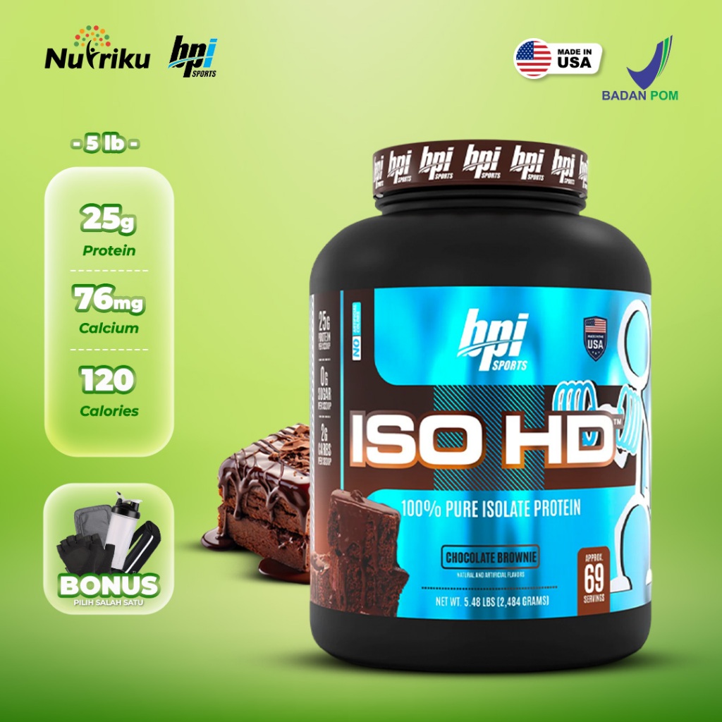 Jual BPI ISO HD 5LBS Whey Protein Isolate Otot | Shopee Indonesia
