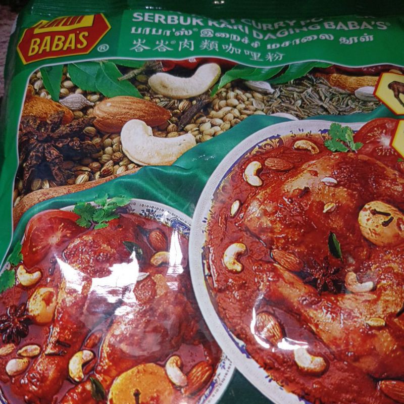 Jual serbuk kari daging babas original malaysia/250 gr | Shopee Indonesia