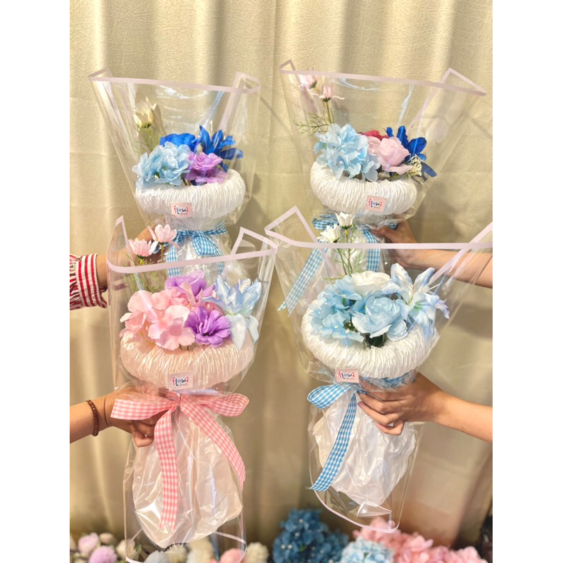 Jual Round Bouquet | Buket Bunga Artificial | Hadiah Wisuda Sidang ...