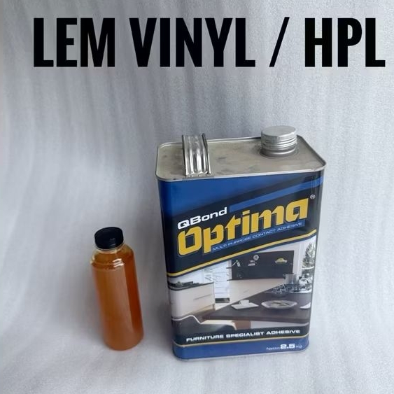 Jual Lem HPL / lem vinyl optima kemasan botol 250 ML | Shopee Indonesia